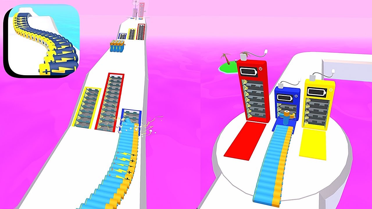 Battery Run 3D Gameplay | All Levels 72-73 - YouTube