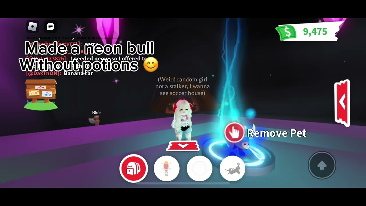 Made a neon rodeo bull - YouTube