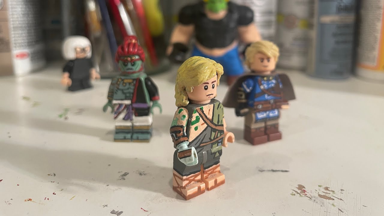 Custom Lego tears of the kingdom mini figure showcase - YouTube