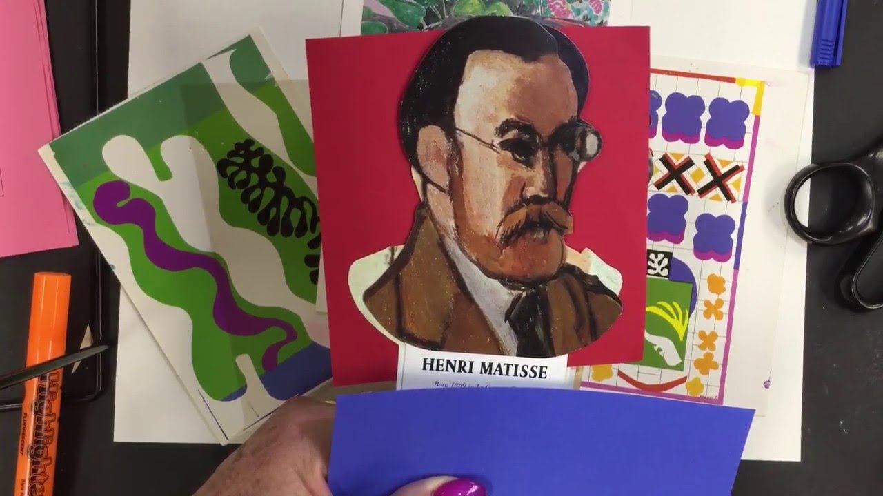 Henri Matisse: Kids Learn to Collage - YouTube