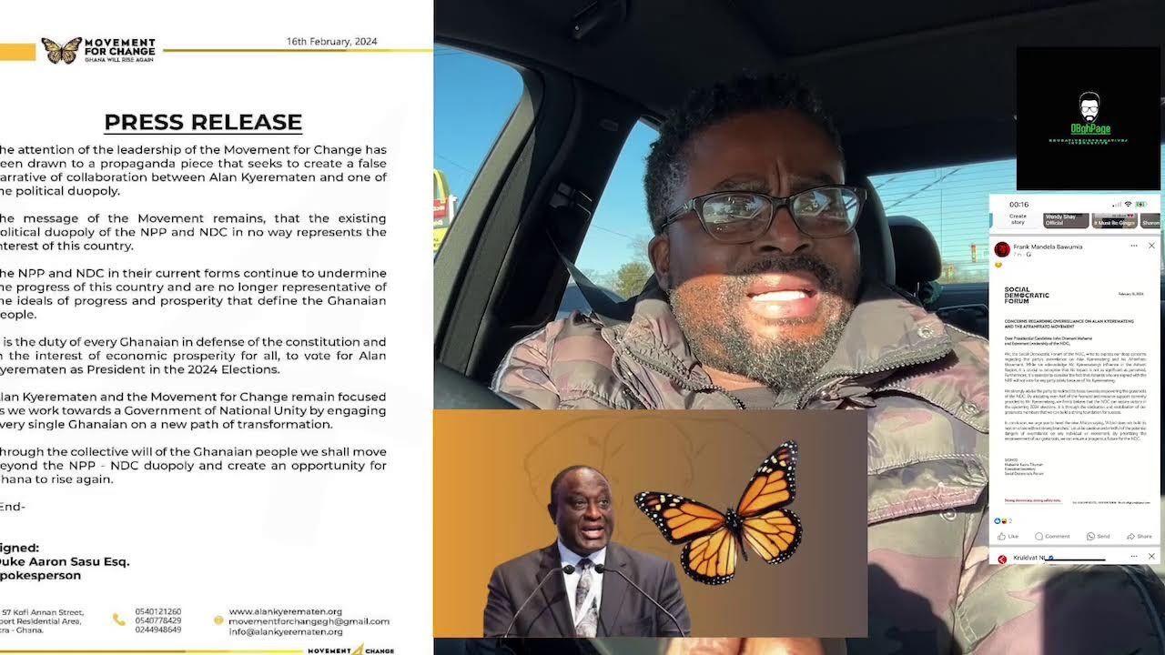 NPP, NDC Propaganda against Movement 4 Change (M4C) wont work. - YouTube