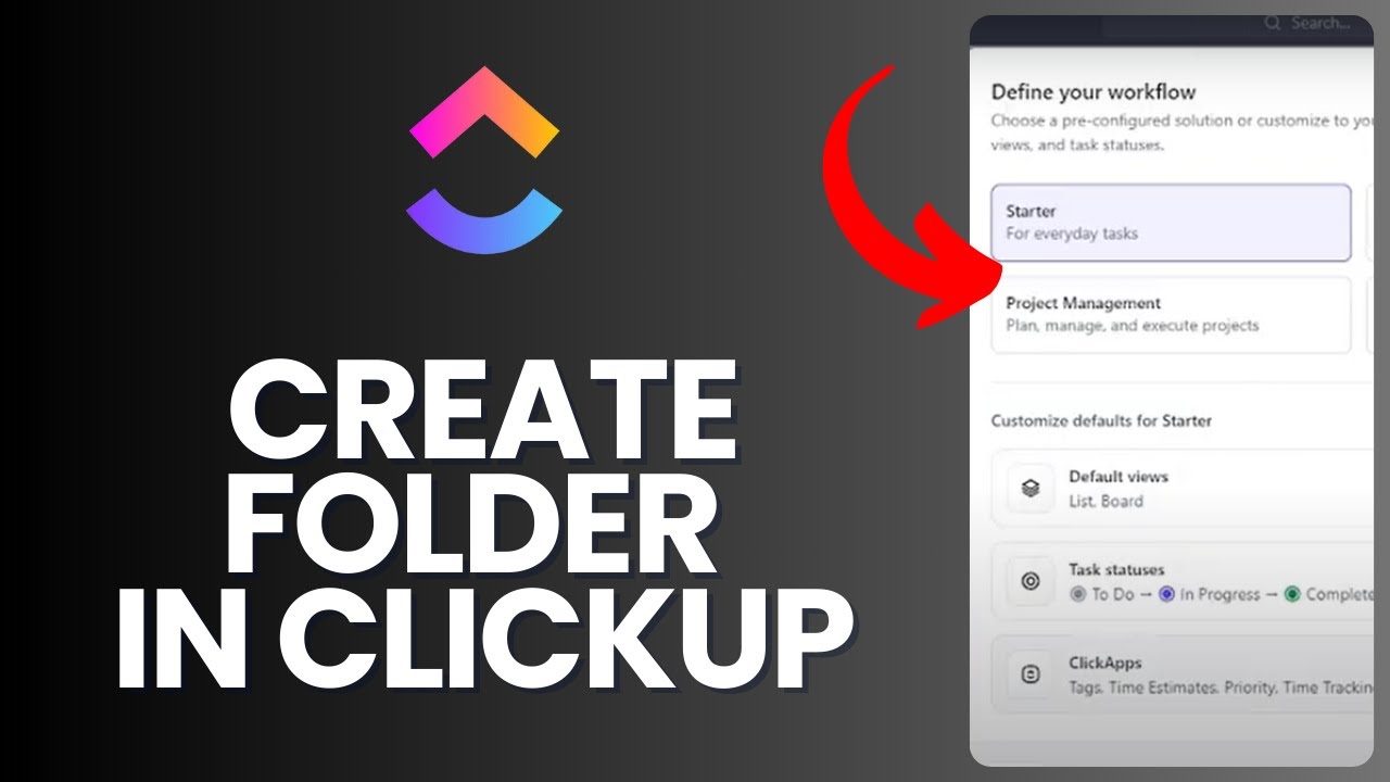 How to Create Folder on Clickup in 2024? - YouTube
