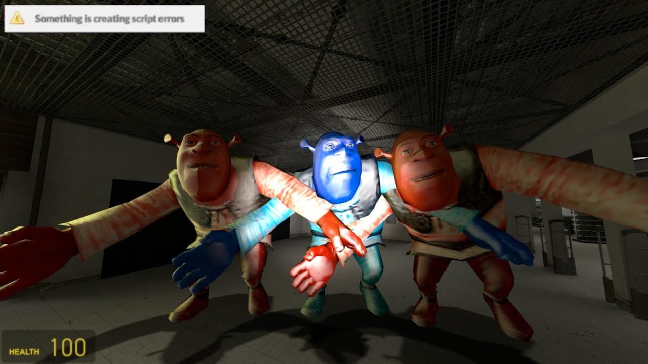 THE REMOLESS & INTENSE SHREK IS CRAZY IN MALLPARKING | Gmod - YouTube