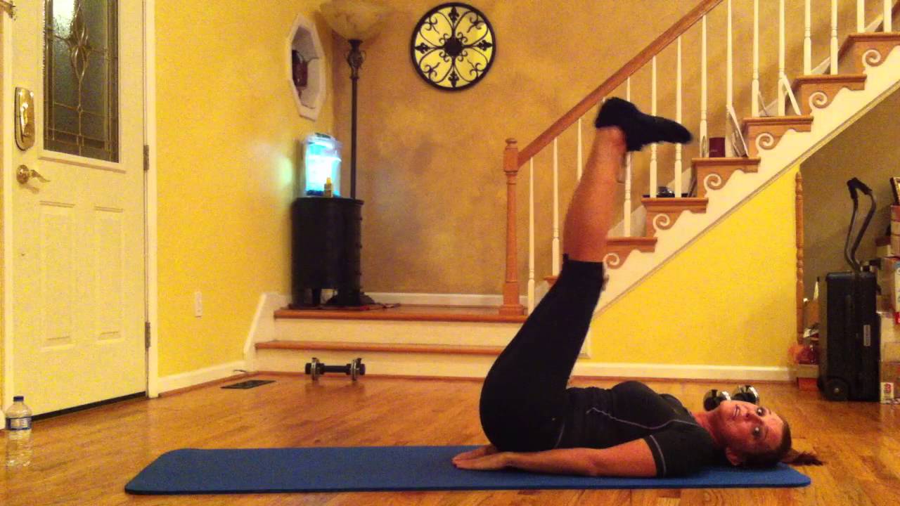 Leg Lifts Scissor Lifts Criss Crosses - YouTube