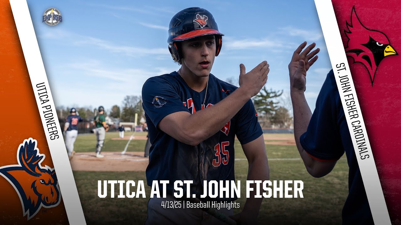 Utica at St. John Fisher - Game 2 | Baseball Highlights - 4/13/25 - YouTube