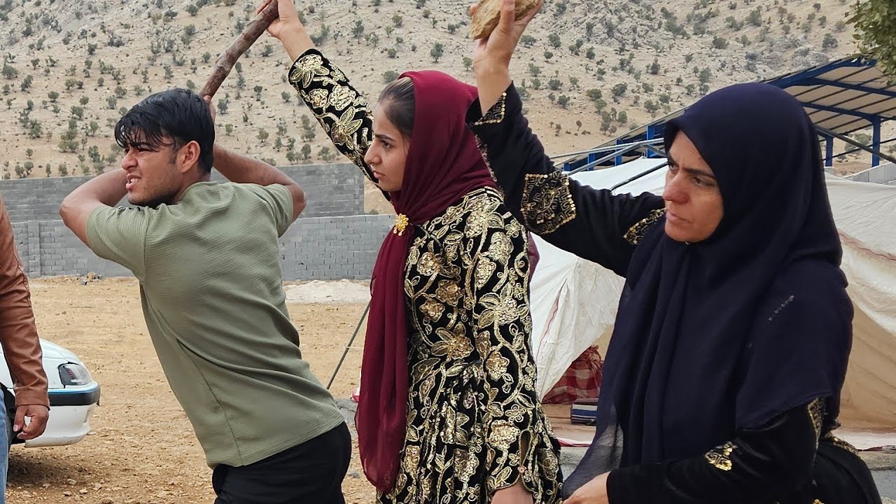 ️ Mehdi & Razieh: Hard Work and Love in the Mountains 🌟 | Building a Nomadic Home - YouTube