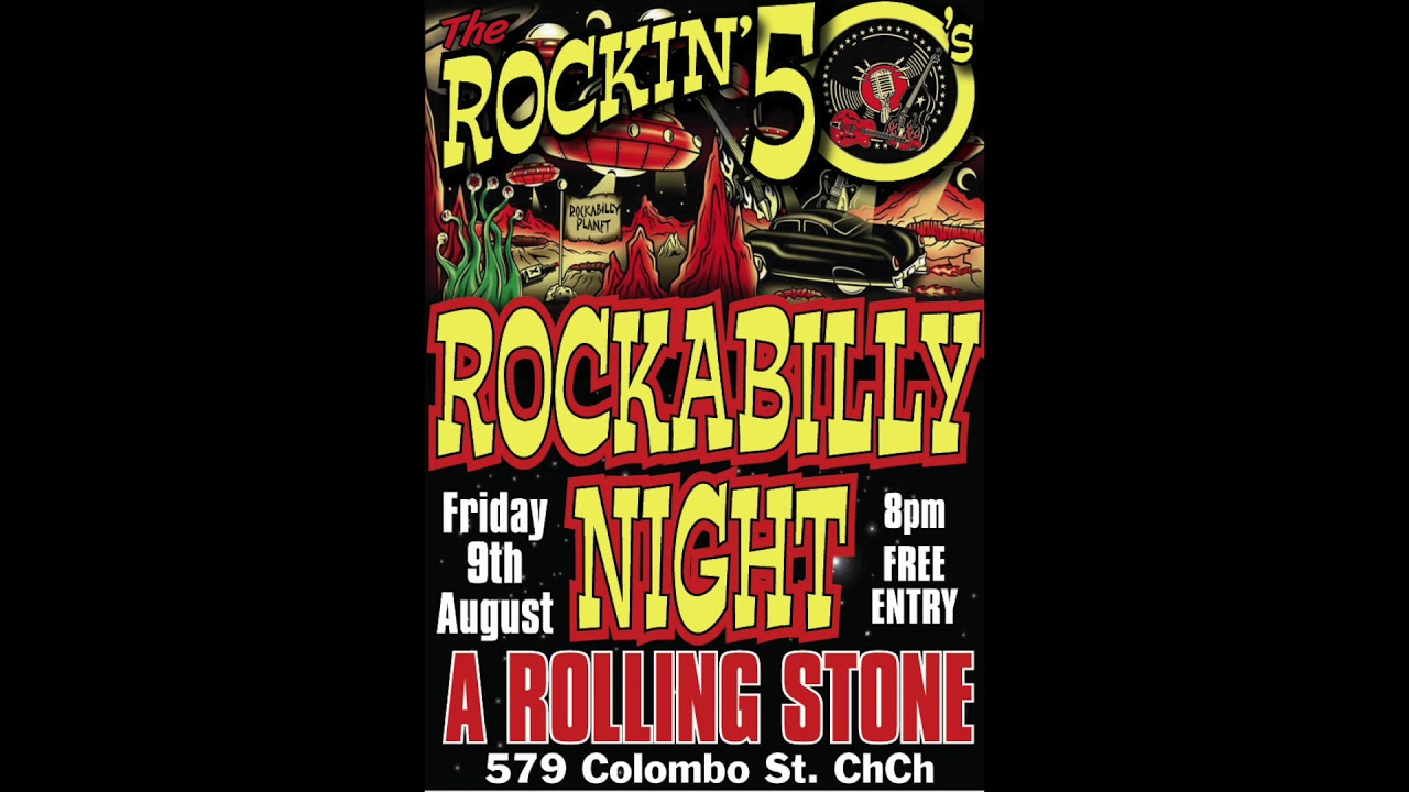 Rockin' 50's at A Rolling Stone Friday 9th Aug HD 1080p - YouTube