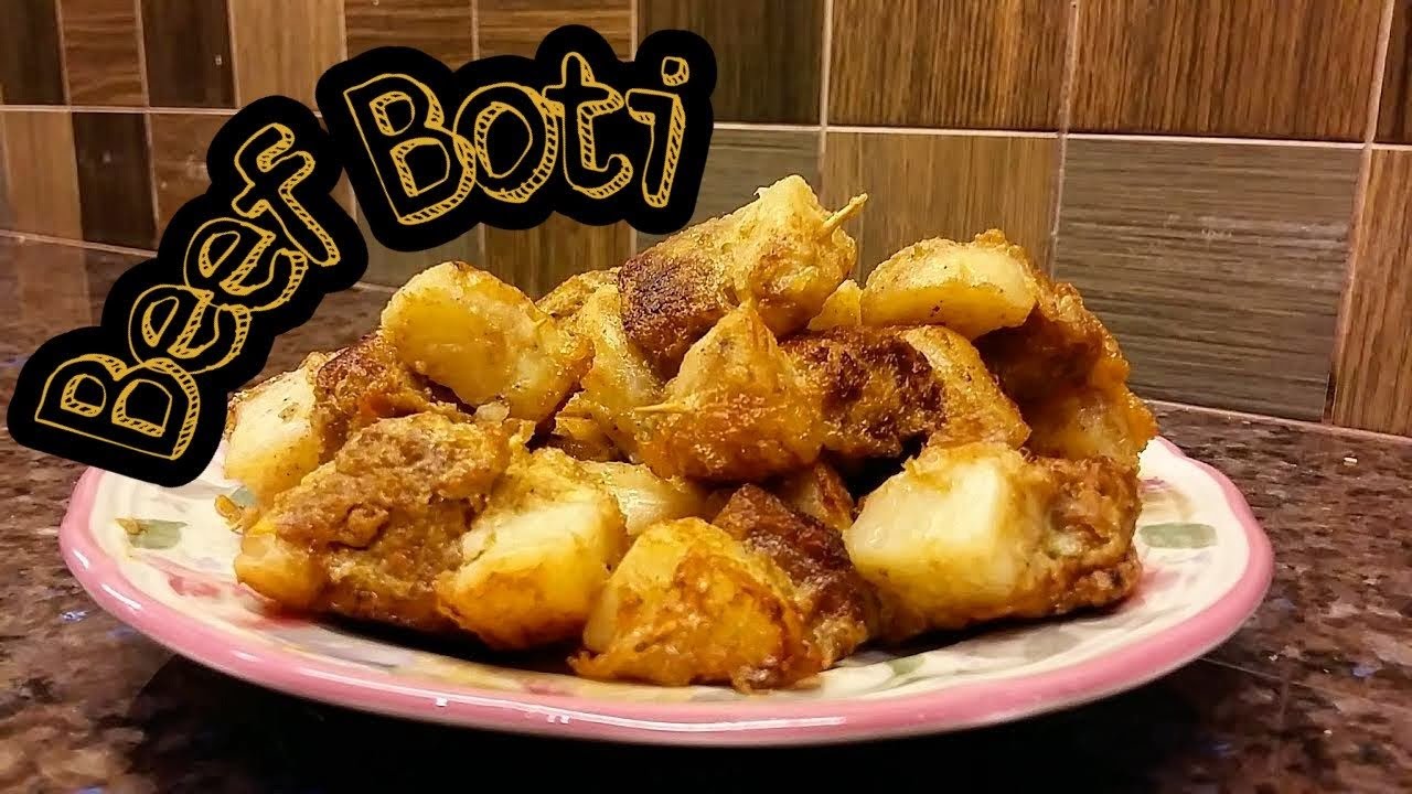 BEEF STICK BOTI RECIPE| HOW TO MAKE BEEF STICK TIKKA BOTI-MY CRAZY FOOD ...