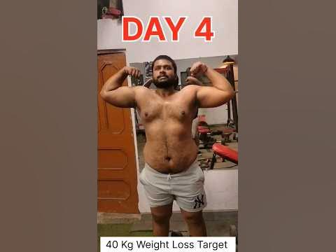 Day 4 | 40 Kg Weight Loss Target | 115kg to 75kg | Weight Loss Challenge #gym #fitness #minivlog ...