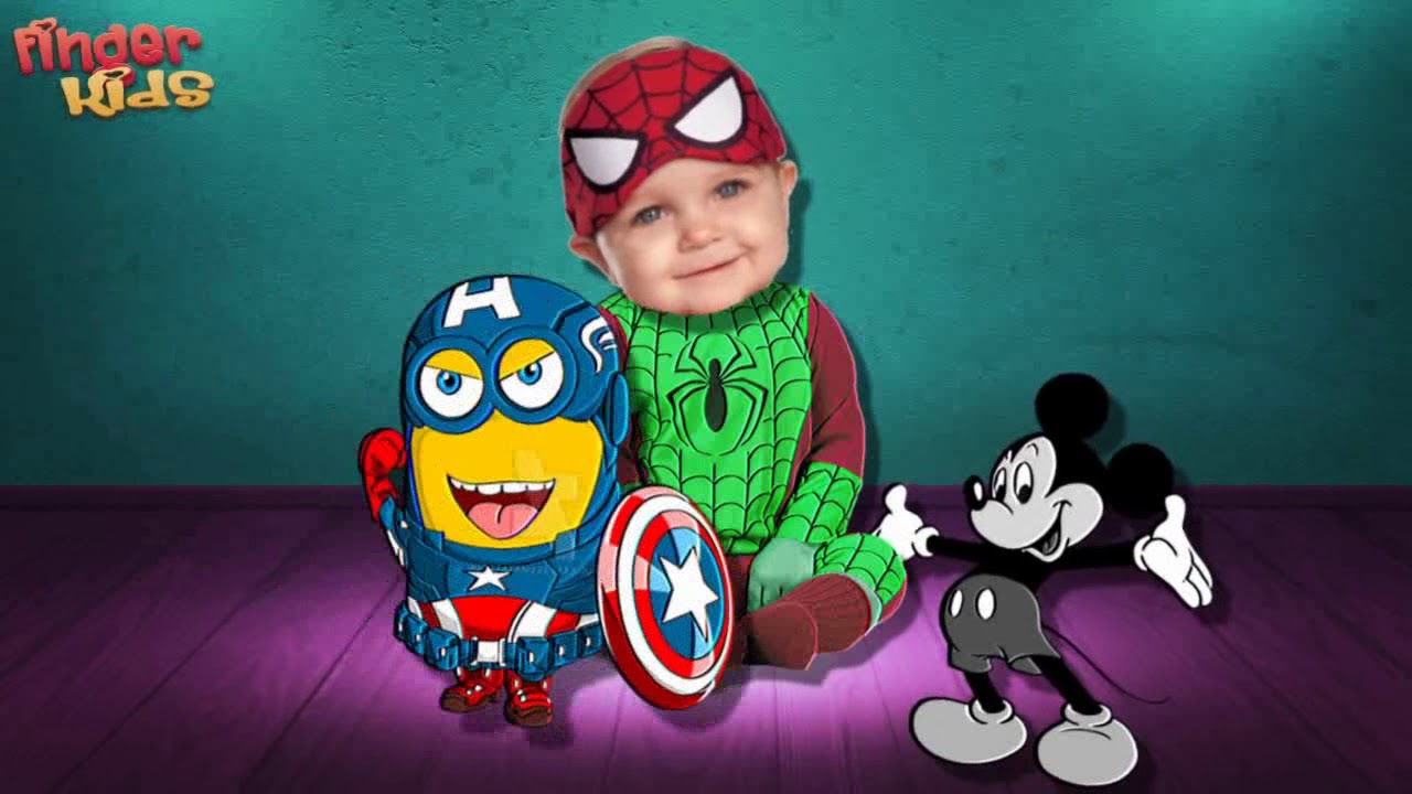 Learn Colors With BOSS BABY Painting Finger Family Nursery Rhymes ...