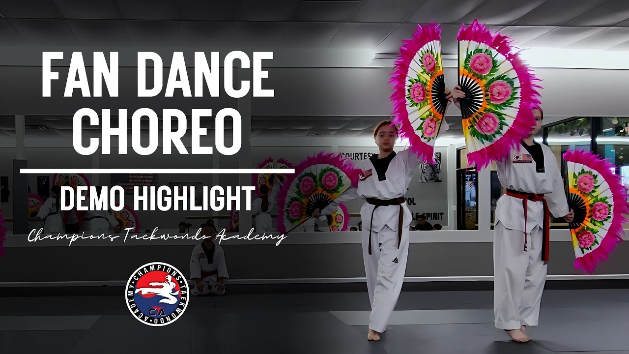 Taekwondo Fan Dance Choreography | Demonstration Highlight - YouTube