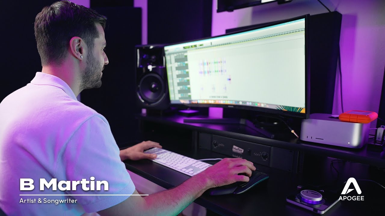 B Martin Recording Vocals with Duet 3 - YouTube