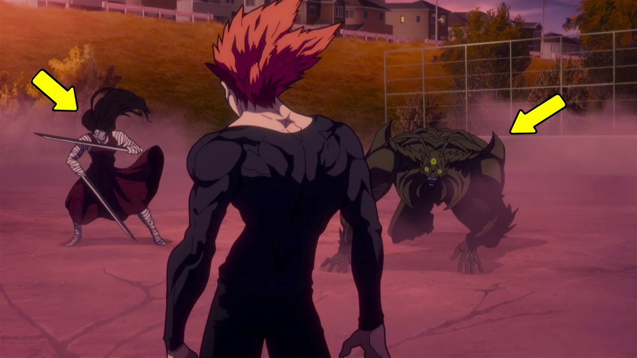 Garou vs Royal Ripper y Dios insecto | One Punch Man T3 - YouTube