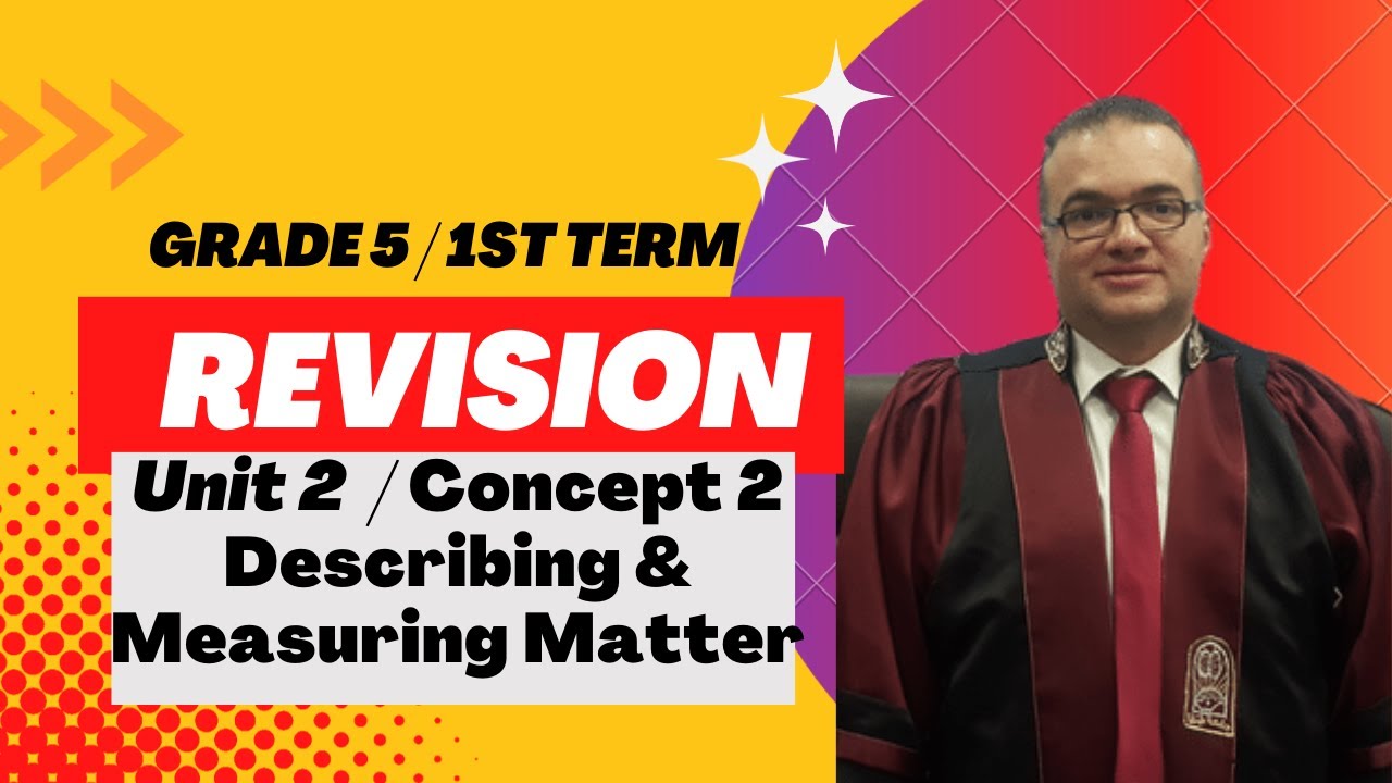 Prim 5 first Term 2023 Revision Unit 2 Concept 2 Describing & Measuring ...