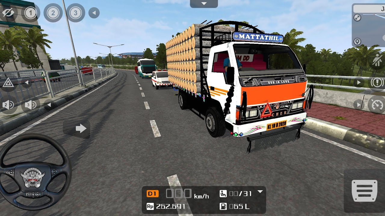 Eicher wood load || bus simulator Indonesia || @SbrPlay - YouTube
