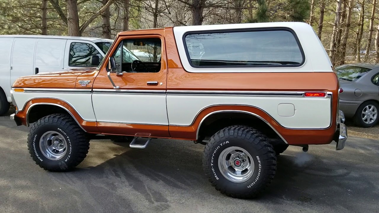 79 Ford Bronco walk around - YouTube
