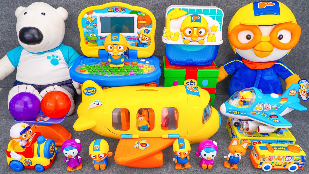 93 Minutes Satisfying With Unboxing Pororo Computer Notebook - Laptop ...