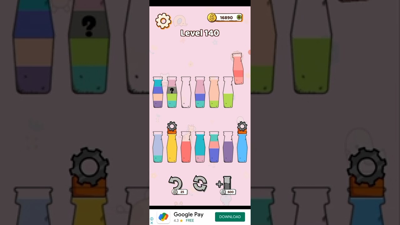 Drink Sort Master-Normal Mode Level 140 - YouTube