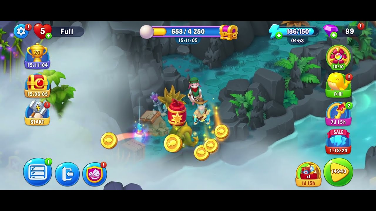 @Fishdom Adventure Season Stage 2 of 5 Completed - YouTube