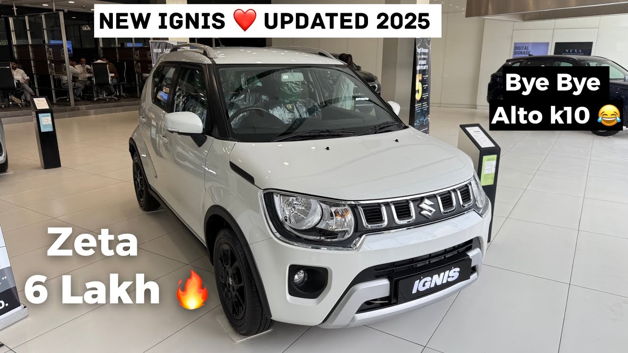 Bye bye alto k10 😂 New Ignis Zeta 2025 ️ Updated | New model Price # ...
