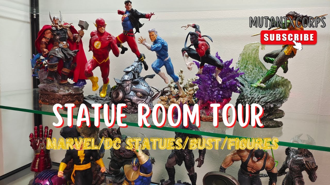 Marvel/DC Statue Room Tour 2023 - YouTube