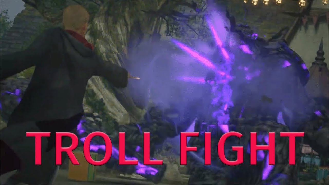 Hogwarts Legacy - Troll Fight - YouTube