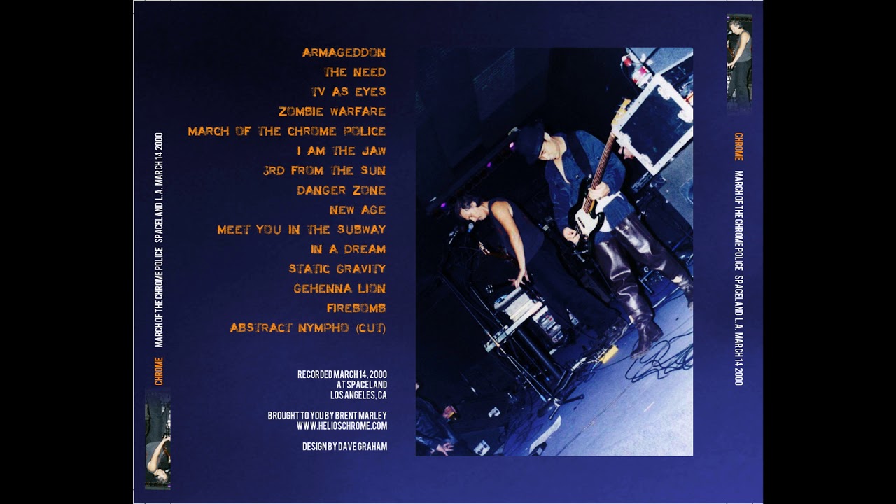 Chrome (Helios Creed) - Los Angeles, CA - Spaceland (2000-03-14) - YouTube