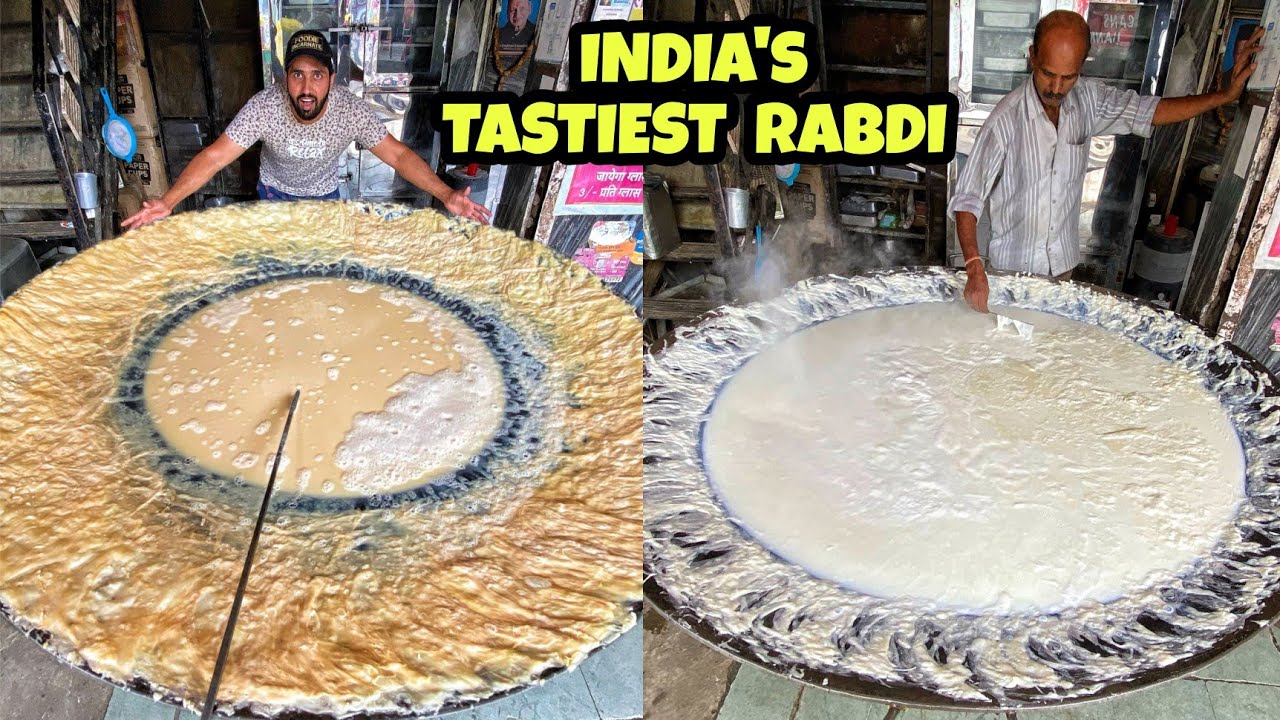 ऐसे तैयार की जाती है INDIA'S TASTIEST लच्छेदार RABDI😱😱 हिंदुस्तान की ...