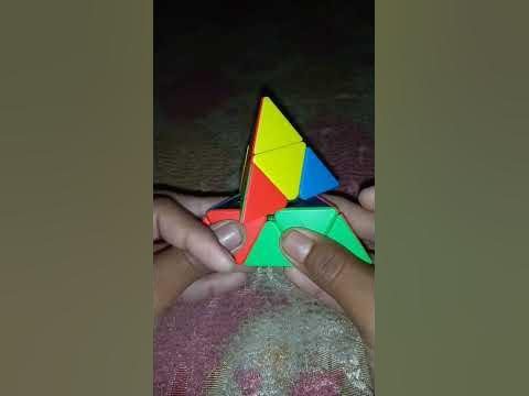 How to solve a Rubik's Cube। Pyraminx cube pattern। - YouTube