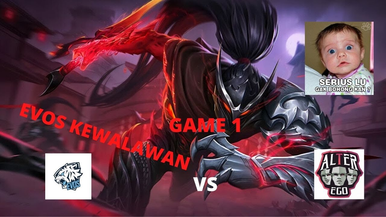 EVOS VS AE GAME 1 I EVOS UDAH JADI KUCING??? - YouTube