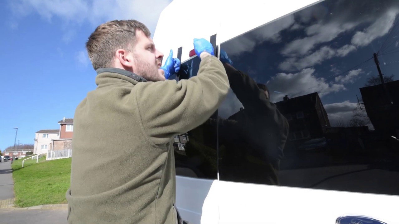 Transit Van Life Part 1 - Fitting the Rear Bonded Windows - YouTube