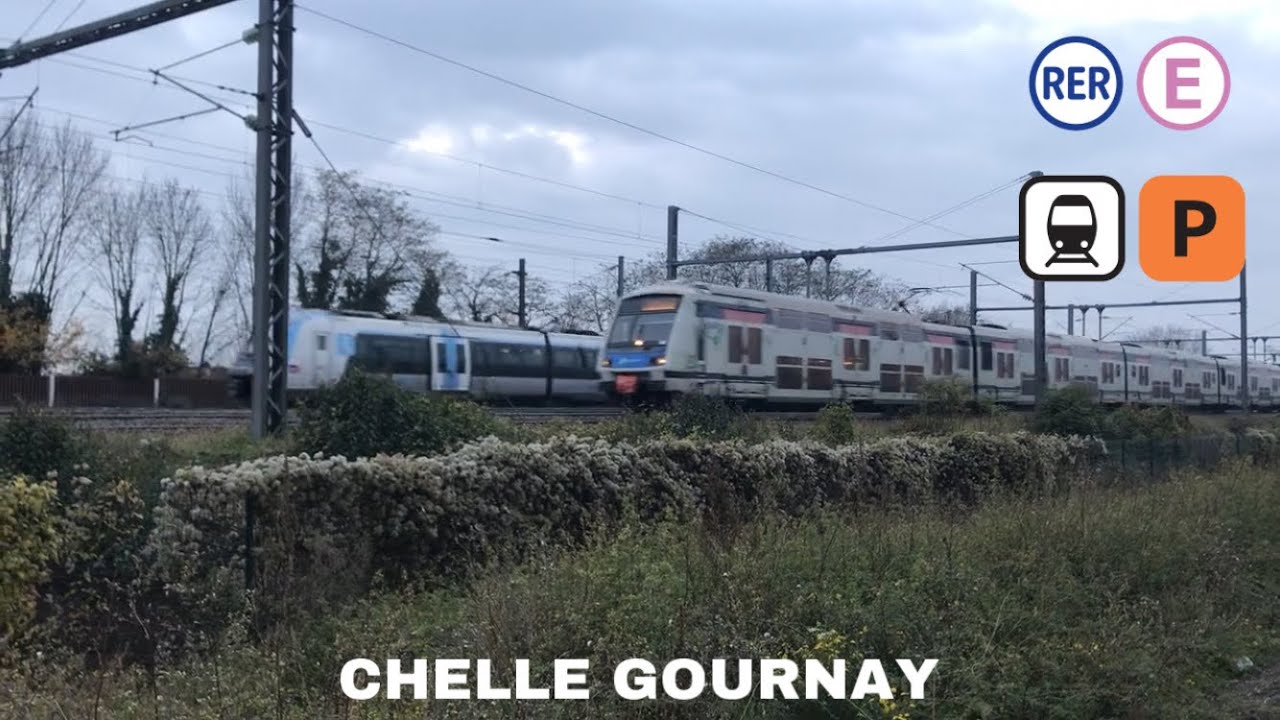 [RER] Passage du Z22500 RER E - Z50000 LIGNE P - YouTube
