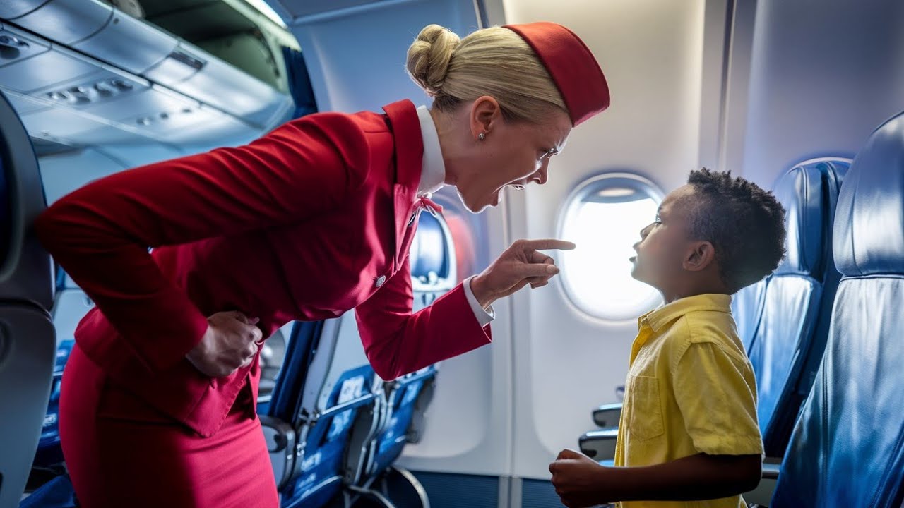 Flight Attendant Kicks Black Boy Off Plane, 10 Minutes Later He Gets ...