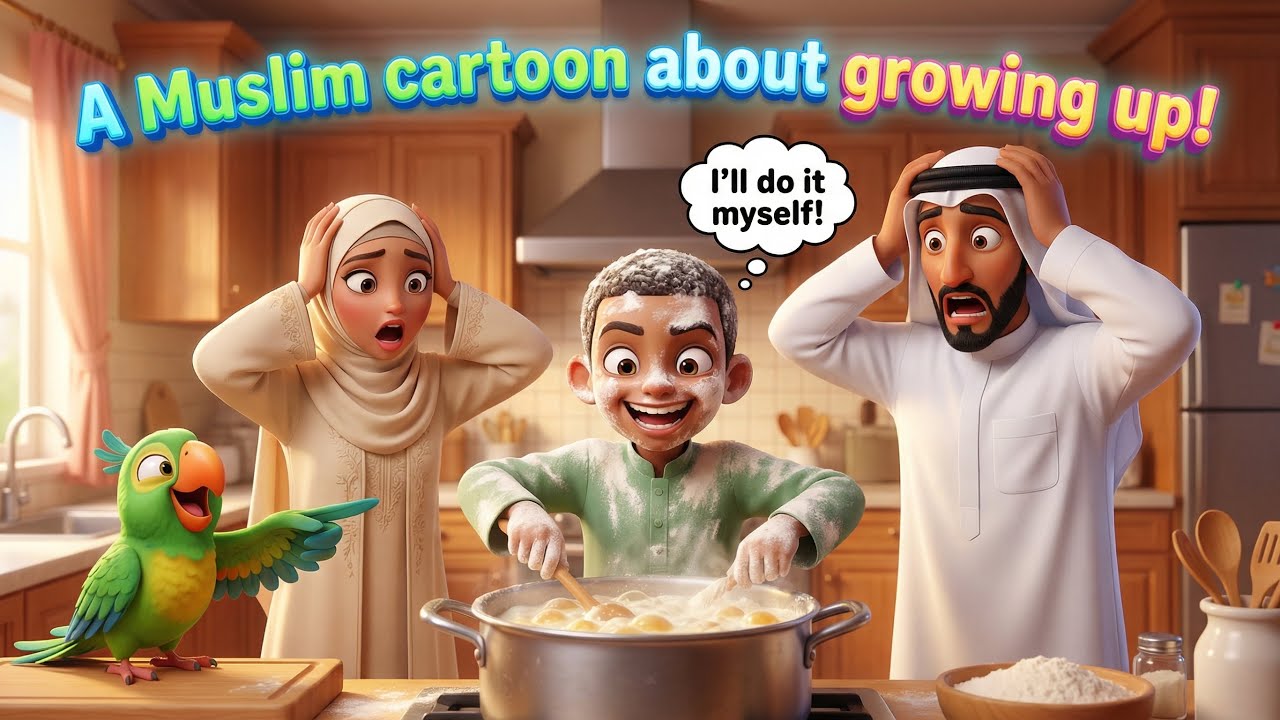 Help Makes You Grown | Musa & Amina Episode | Islamic Cartoon - YouTube