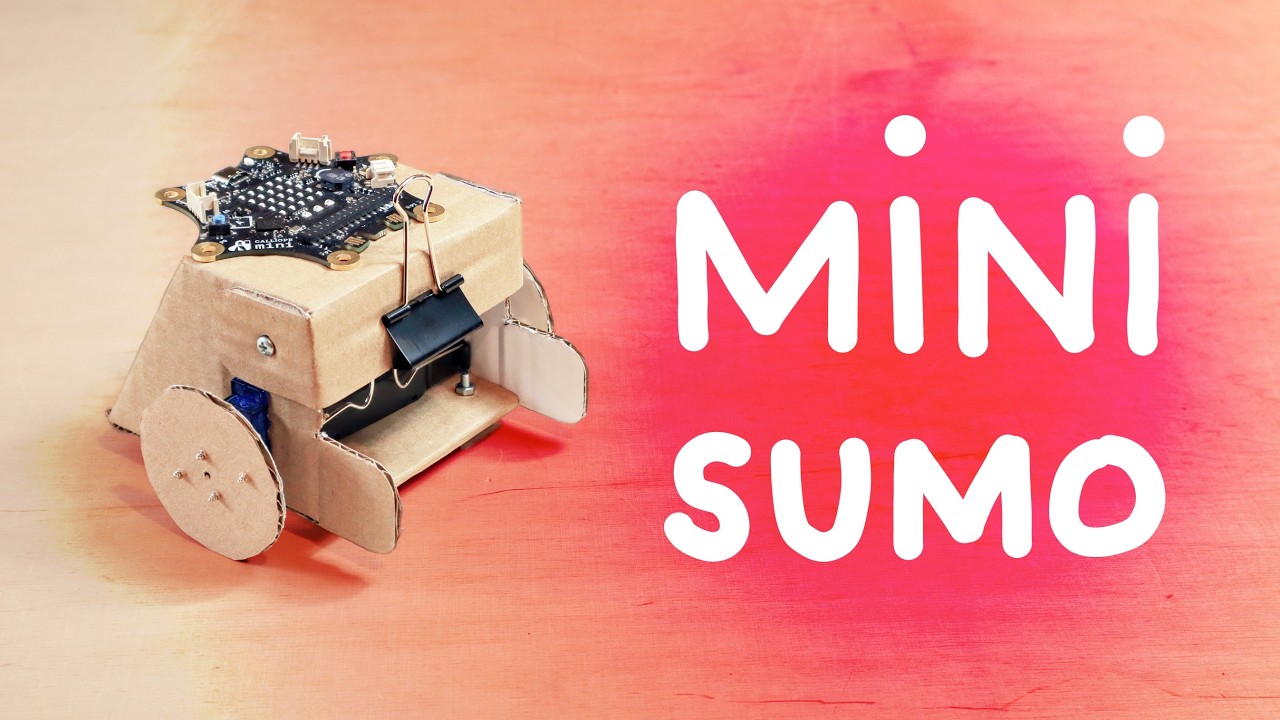 DIY Mini Sumo Robot Using Cardboard | How to Build Robot at School ...