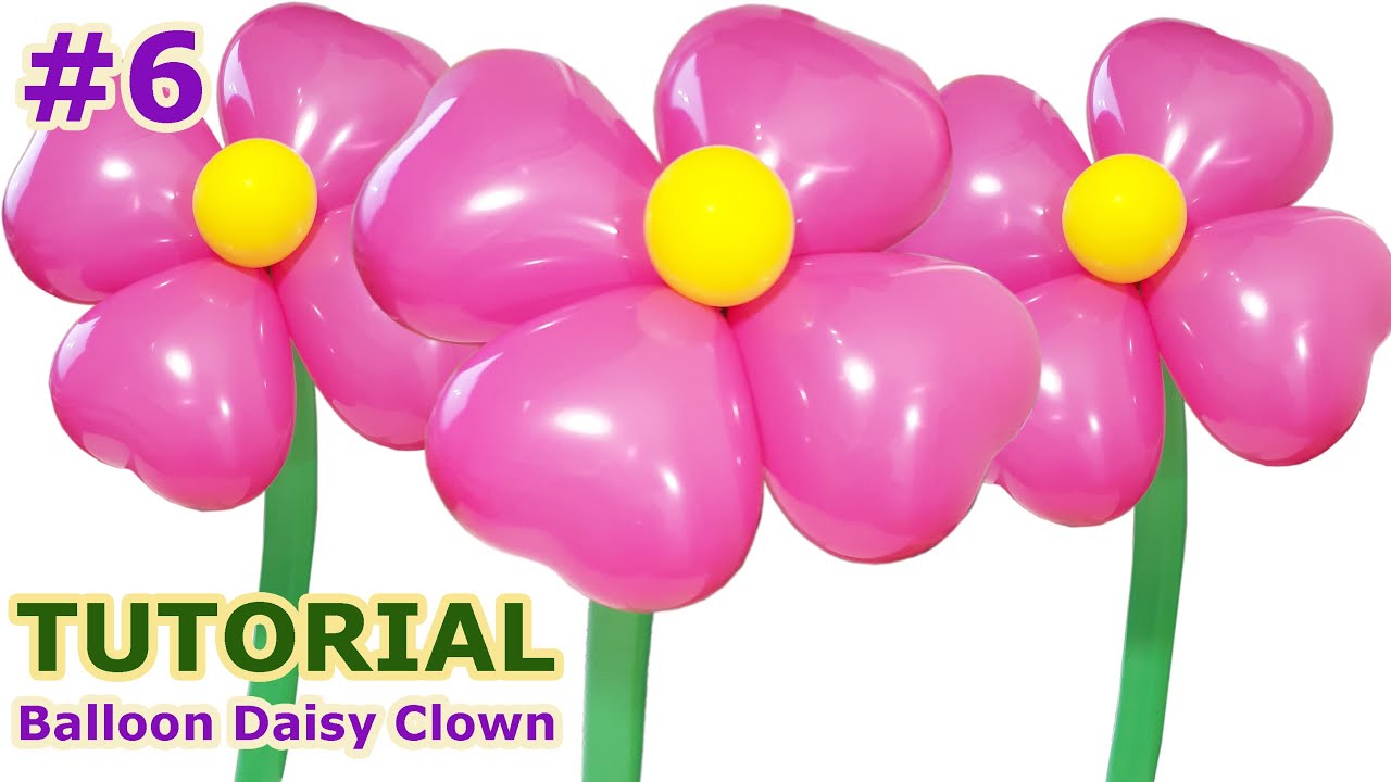 Balloon Flower Tutorial Balloon Decoration Ideas DIY - YouTube