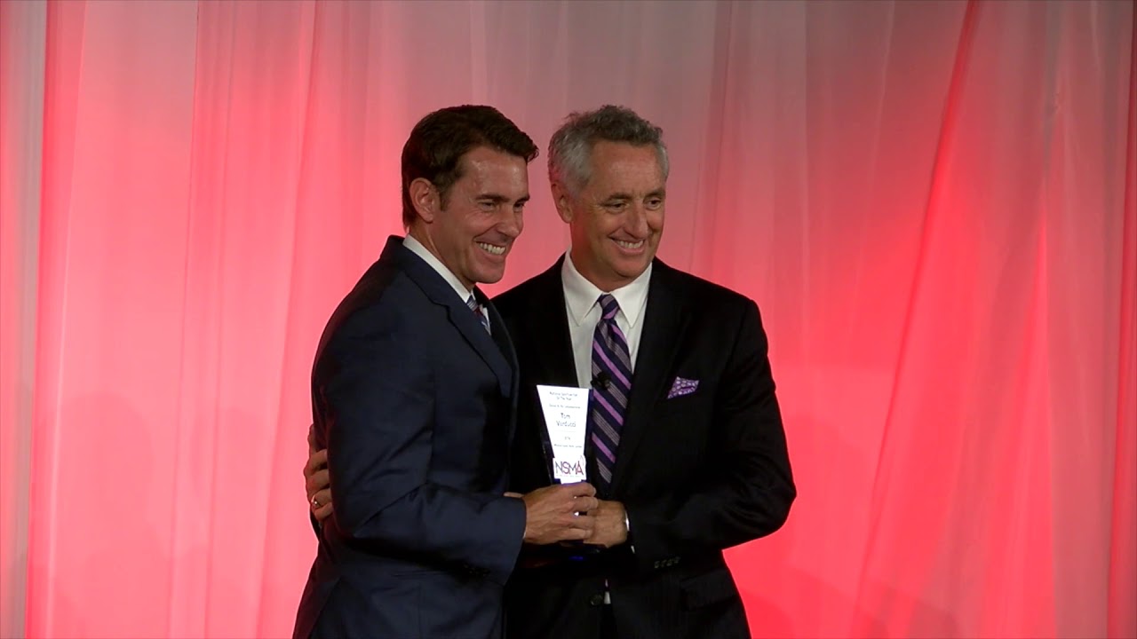 Tom Verducci on winning NSMA National Sportswriter Award - YouTube