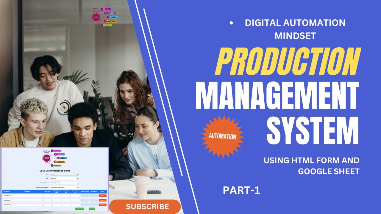 Production Entry Form on HTML Part-1 | HTML Form | Data Entry Form ...