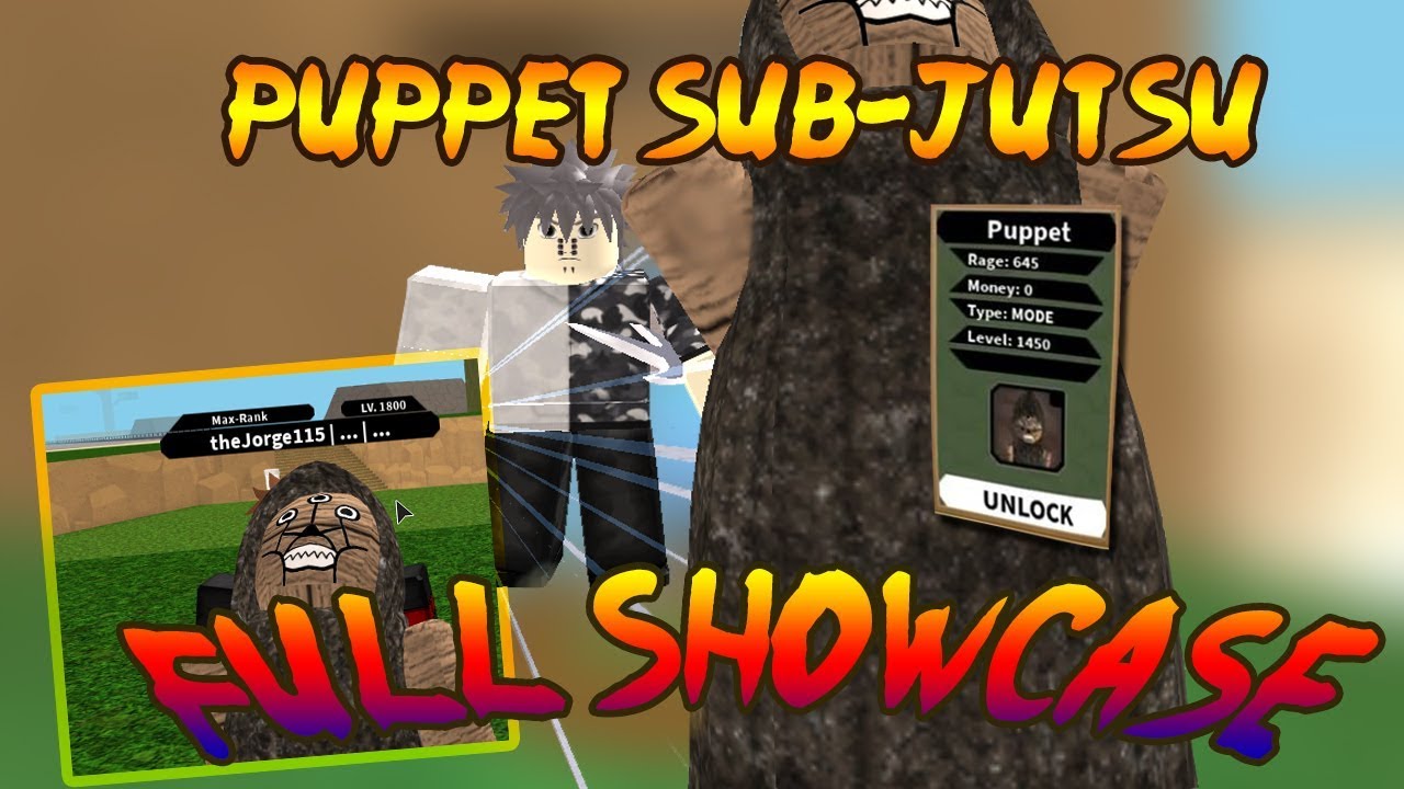 NEW PUPPET SUB-JUTSU FULL SHOWCASE & REVIEW IN NRPG BEYOND | NRPG ...