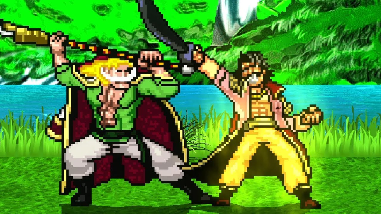 GOL D. ROGER VS WHITEBEARD PRIME - 2 ROUNDS - ONE PIECE PIXEL BATTLE ...