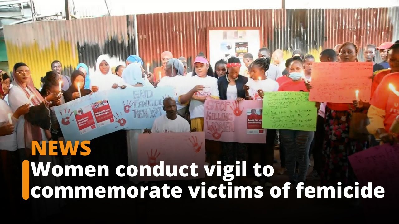 Women conduct vigil to commemorate victims of femicide in the country ...