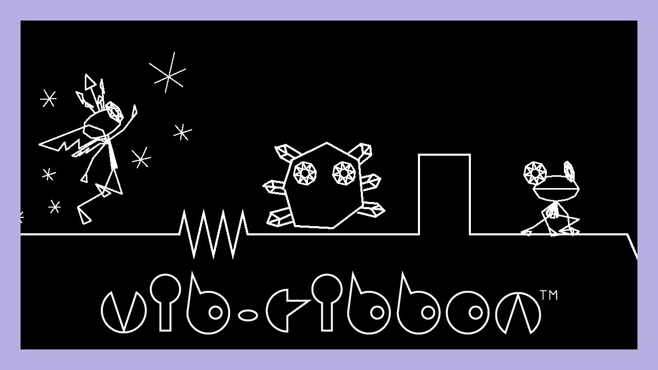 【Vib-Ribbon】Rhythm Game Where You Can Use Your Own Songs! - YouTube