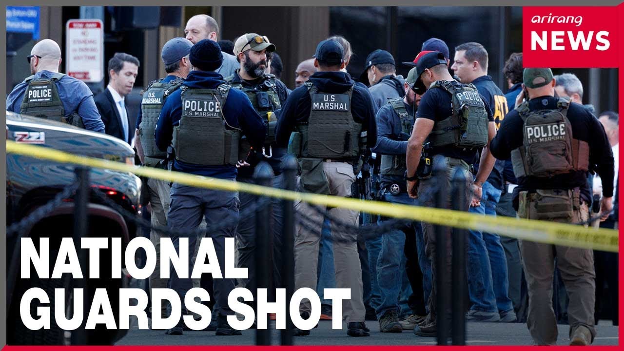 Two National Guard soldiers shot near White House - YouTube