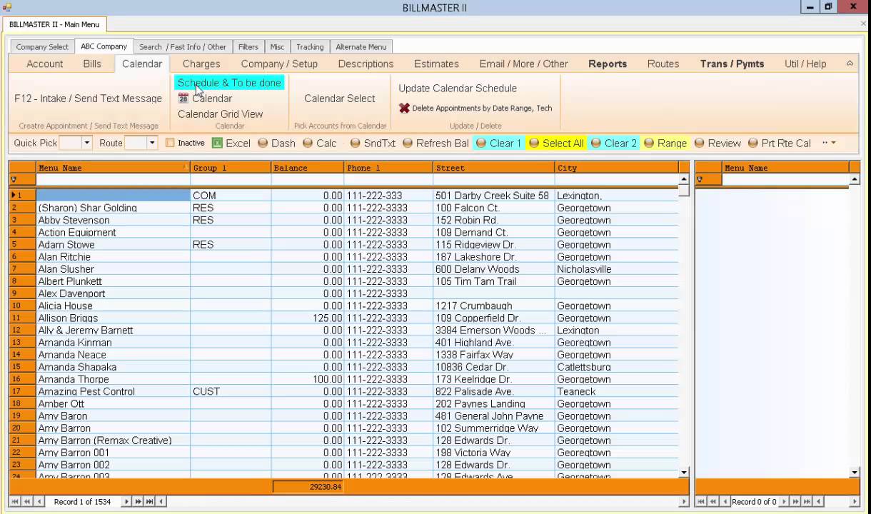 BILLMASTER Scheduling Features - 02 - YouTube