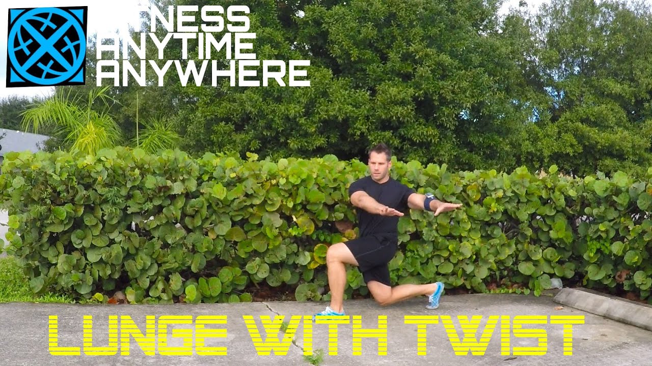 Lunge with Twist Tutorial / How To - YouTube