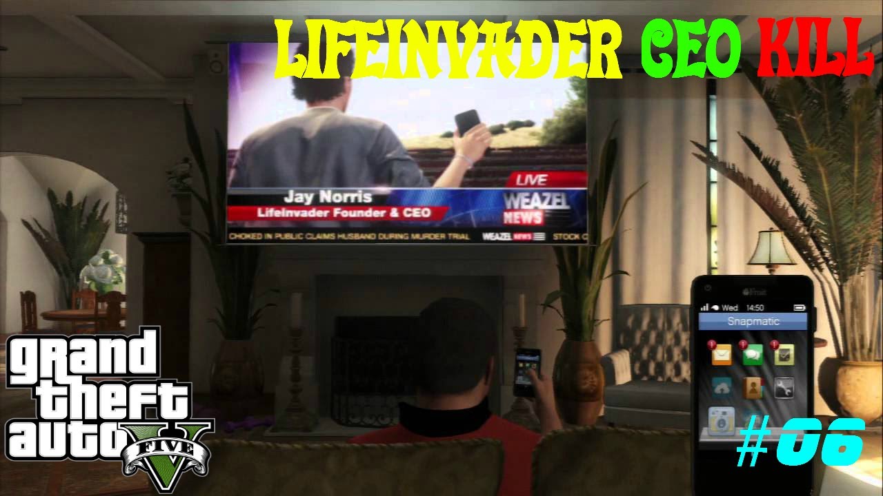 LIFEINVADER CEO KILL / GTA V GAMEPLAY #06 - YouTube