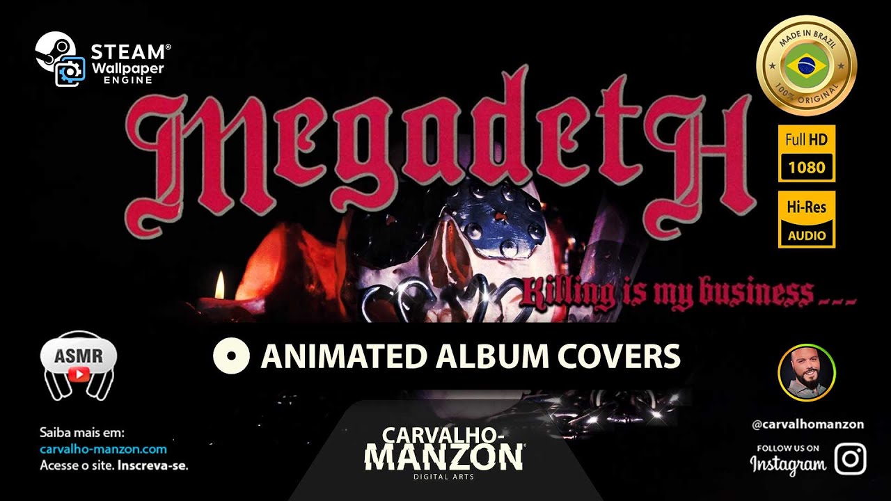 🎧 Megadeth - The Skull Beneath the Skin [1984 Demo] #AnimatedAlbumCover ...