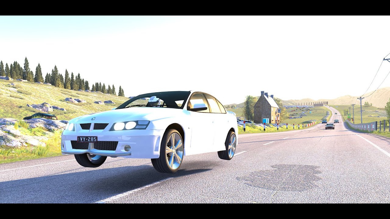 Assetto Corsa 4K. VY HSV CLUBSPORT R8 VS FORD in battle! POWERSLIDES ...