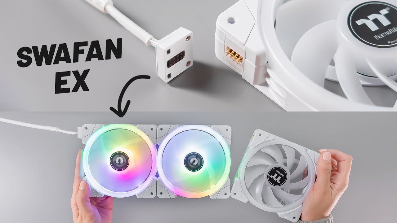 Just Click & Connect - The Thermaltake SWAFAN EX12 / EX14 - YouTube