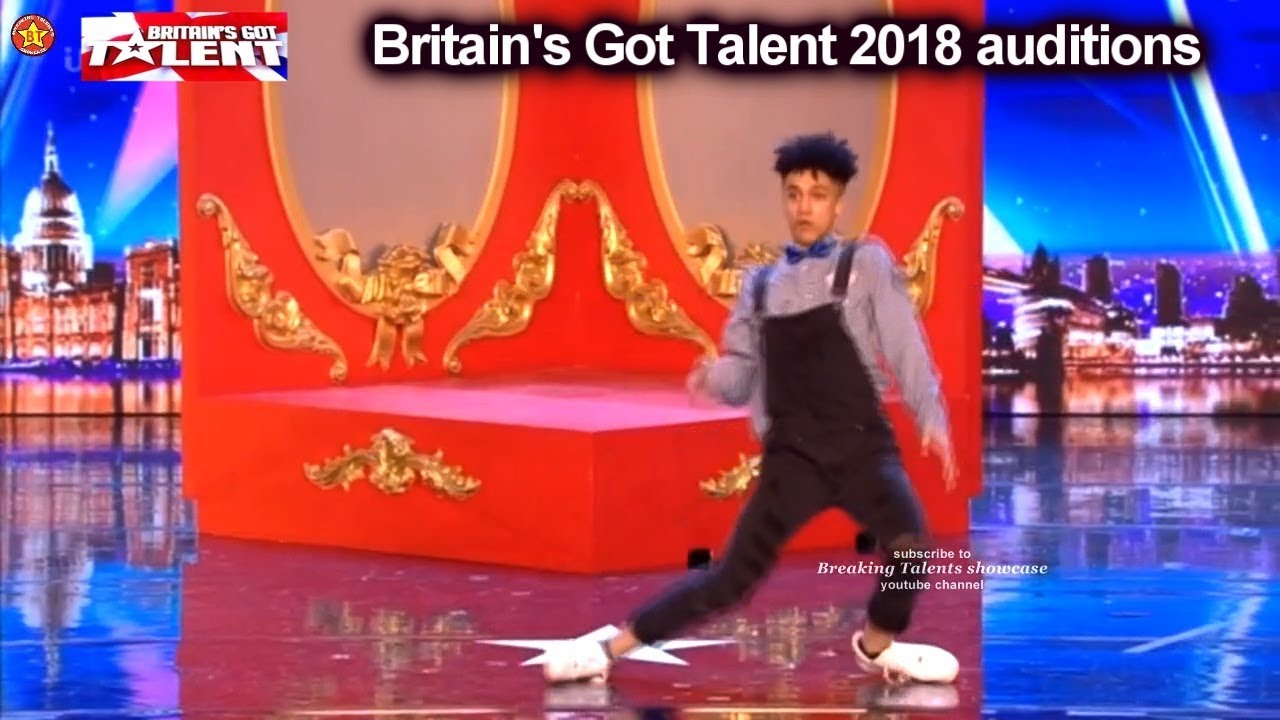 Shameer Rayes (Shaquille's Brother) Fantastic Dance Auditions Britain's ...